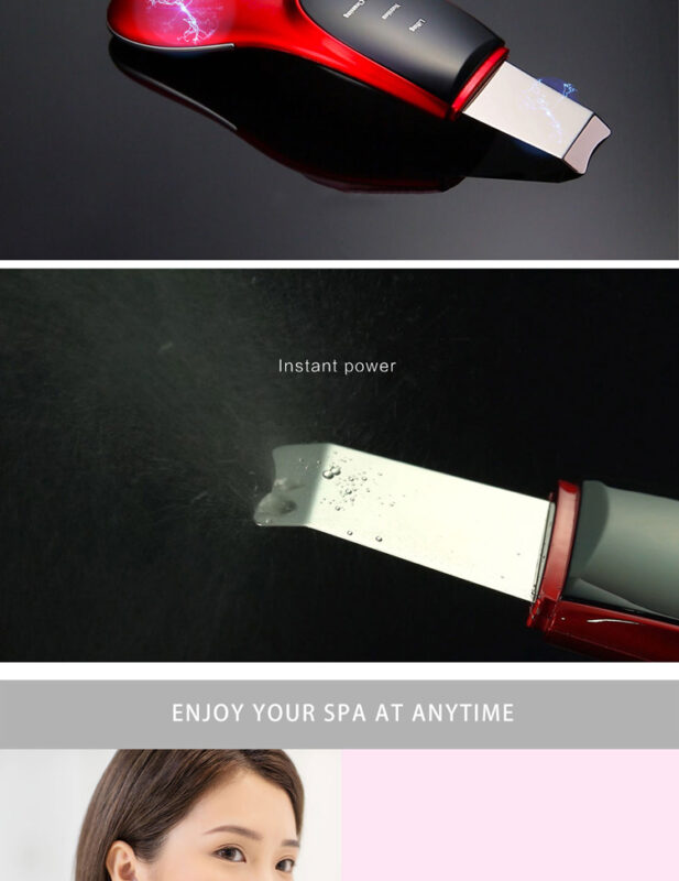 Ultrasonic Skin Scrubber Spatula - Ritzy Gadgets
