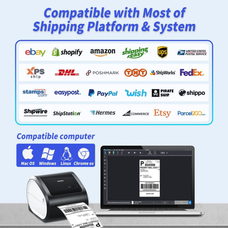 Bluetooth Thermal Label Printer - Ritzy Gadgets