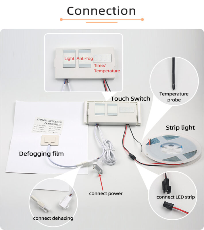 Mirror Dual Touch Sensor - Ritzy Gadgets
