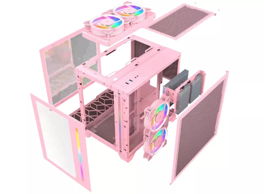 ATX RGB Fan Computer Cases & Tower - Ritzy Gadgets