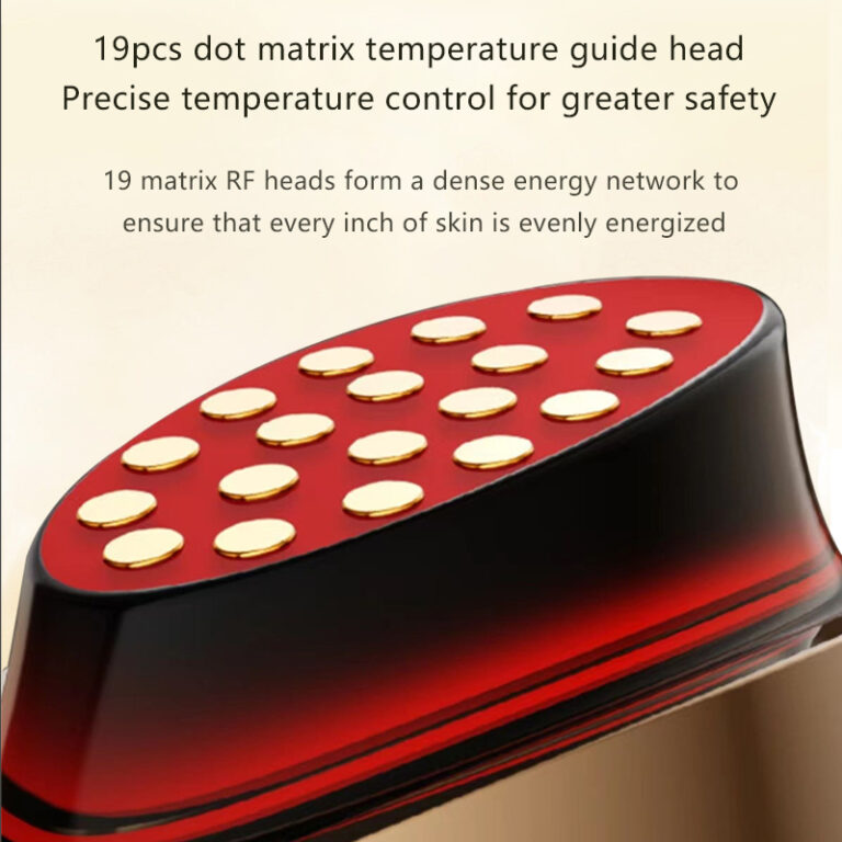 Gold Dot Matrix Beauty Instrument Face Lifting Device - Ritzy Gadgets